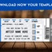 Editable Concert Ticket Template With QR Code, Digital VIP Ticket ...