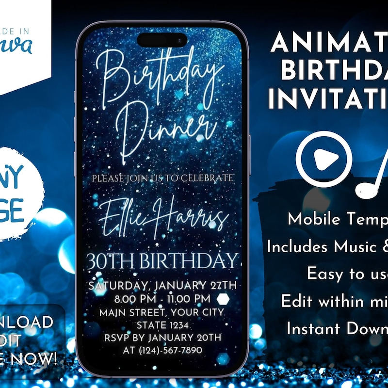 Digital Invitations - Etsy