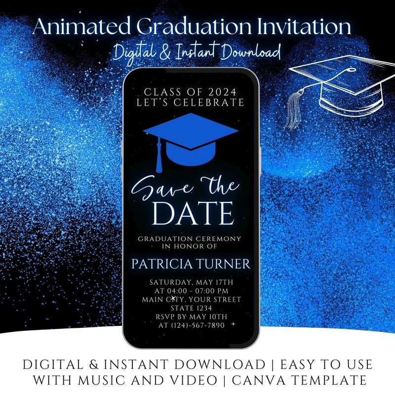 Save the Date Graduation - Etsy