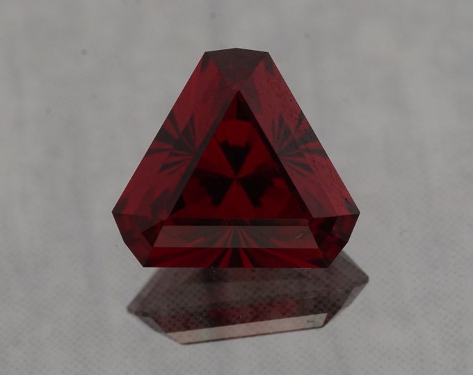 7mm, 2ct Lab Ruby Trillion, Precision Cut Loose Gemstone - Etsy