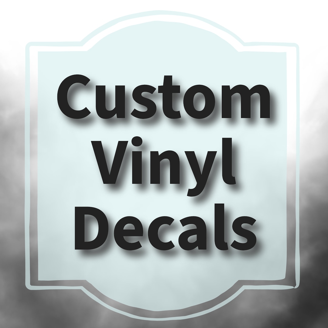Custom Vinyl Text Decals, Vinyl Lettering, Car Decal, Wall Decal ...