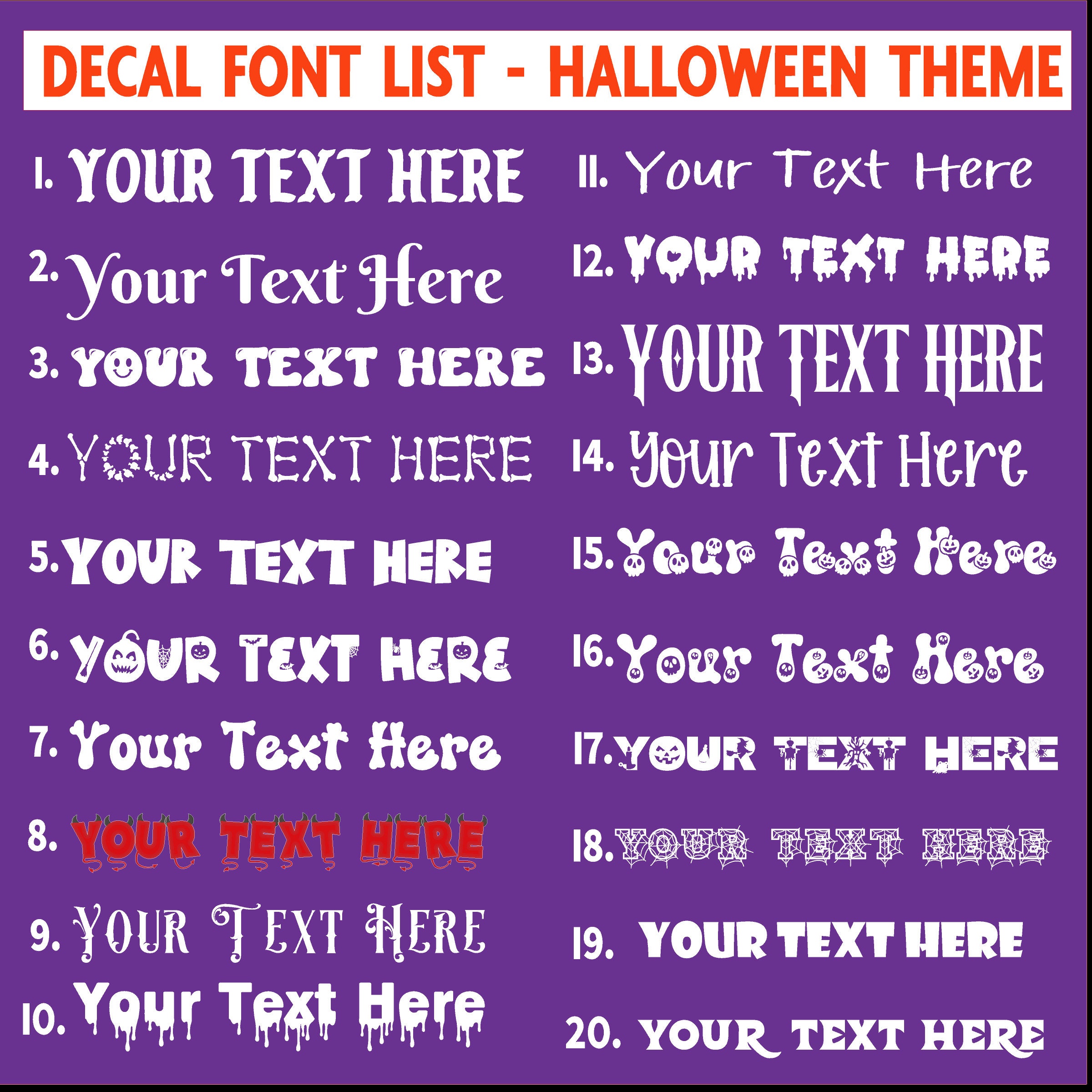 Custom Vinyl Text Decals, Vinyl Lettering, Car Decal, Wall Decal ...