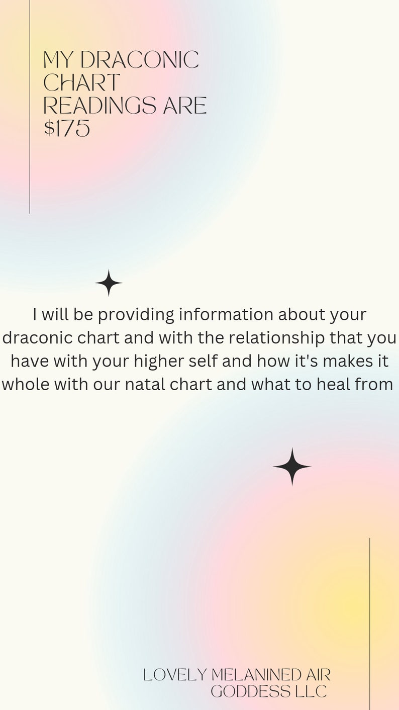 Draconic Chart Readings - Etsy