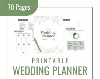 Digital Wedding Planner NEW Printable - Etsy