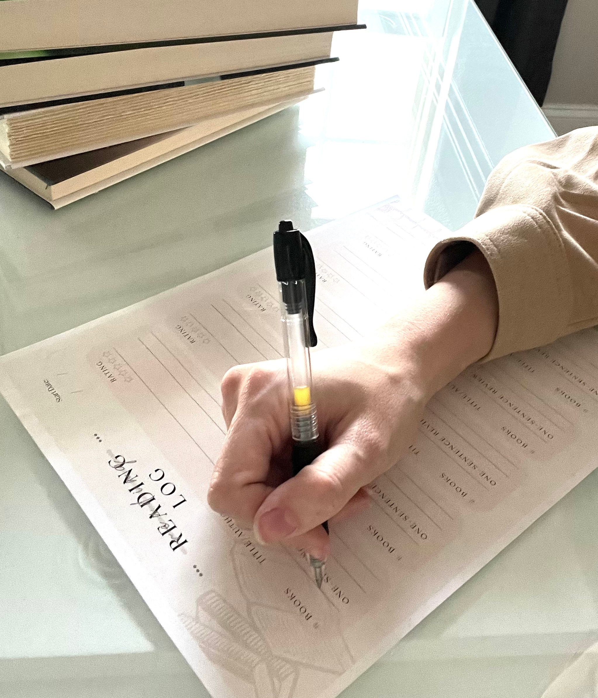 Reading Tracker Printable - Etsy