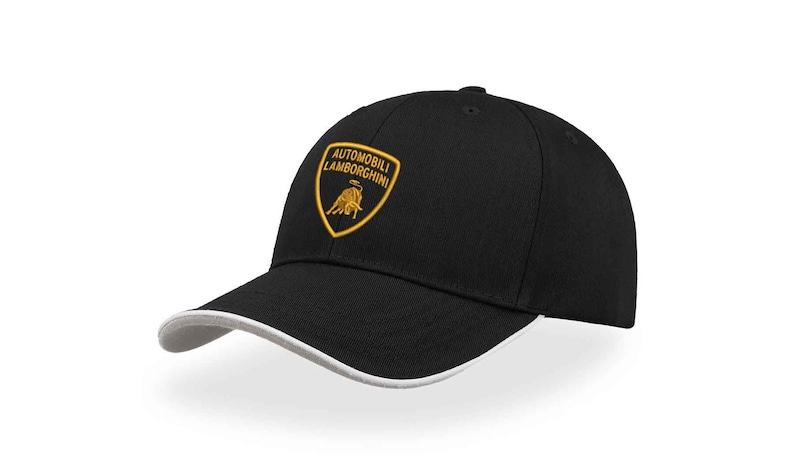 Lamborghini Logo Hat, Personalize With Your Name, Lamborghini Cap, Hat ...
