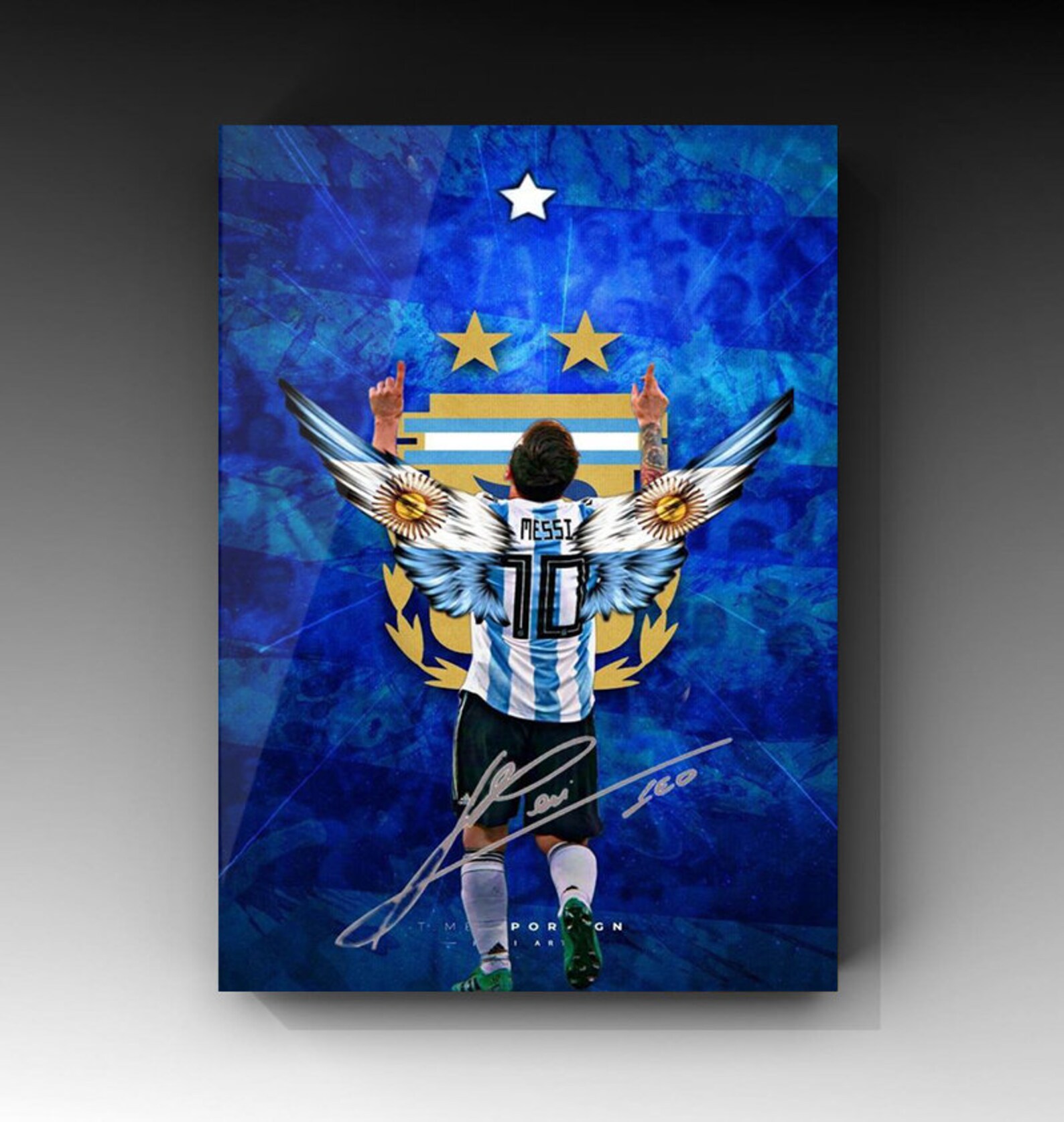 Lionel Messi Poster Lionel Messi Poster Messi Aluminum - Etsy