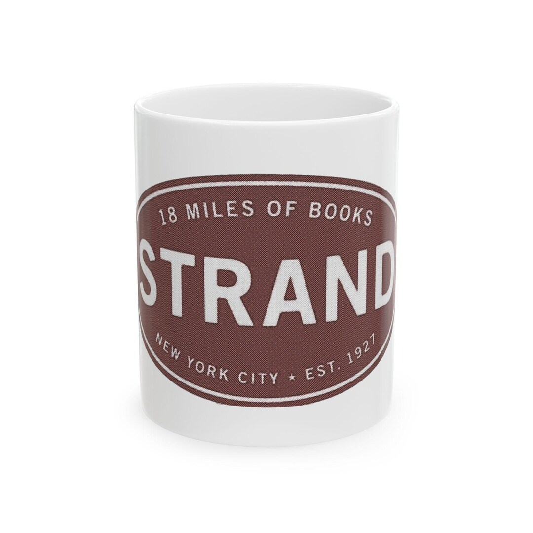 The STRAND Used Bookstore Coffee Ceramic Mug 11oz New York City - Etsy