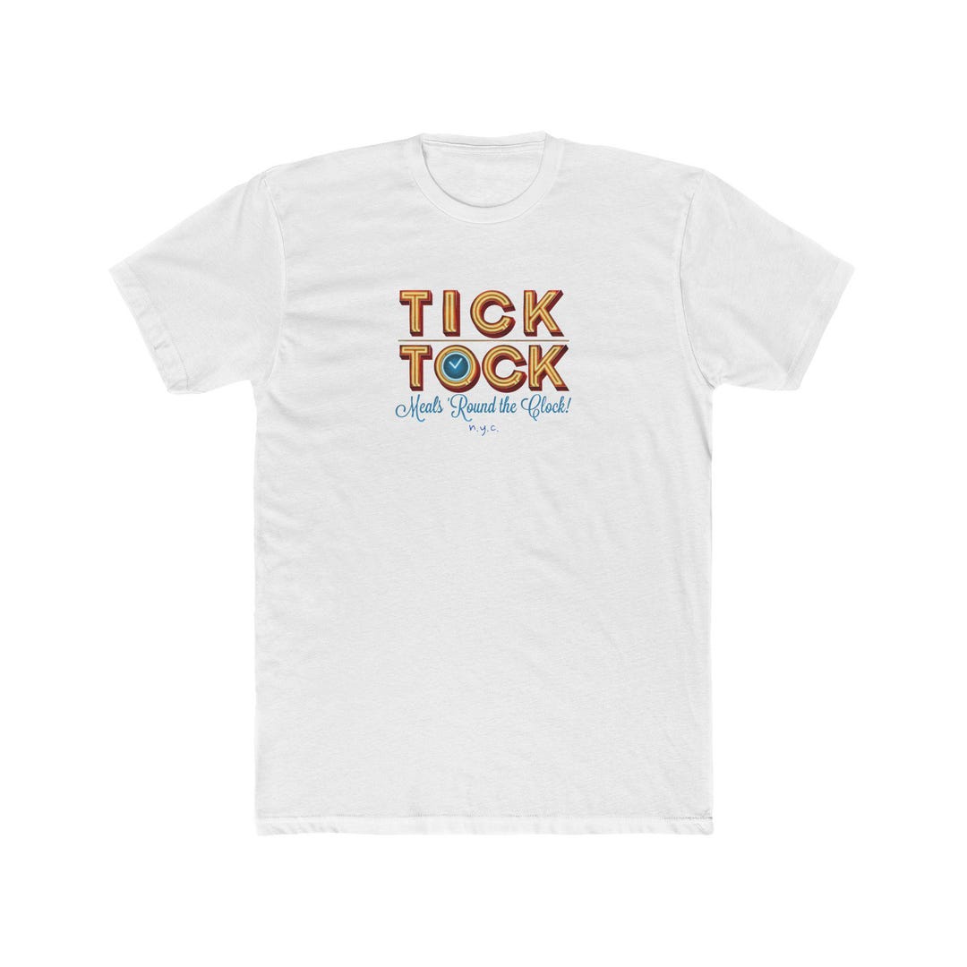 Tick Tock Diner New York City Men's Cotton Crew Tee Mistown ...