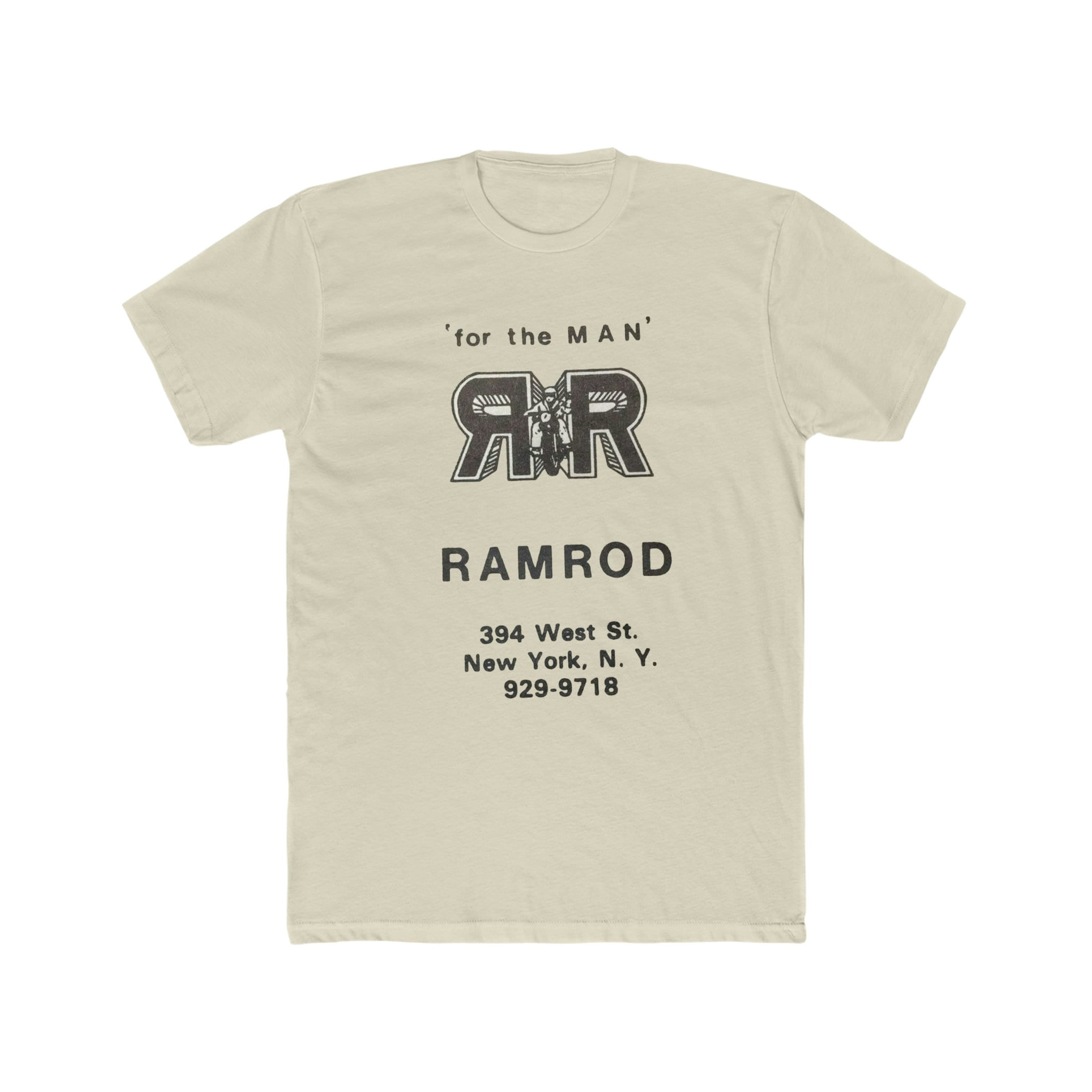 NYC Leather Uniform Gay Bar the RAMROD Men's Cotton Crew - Etsy