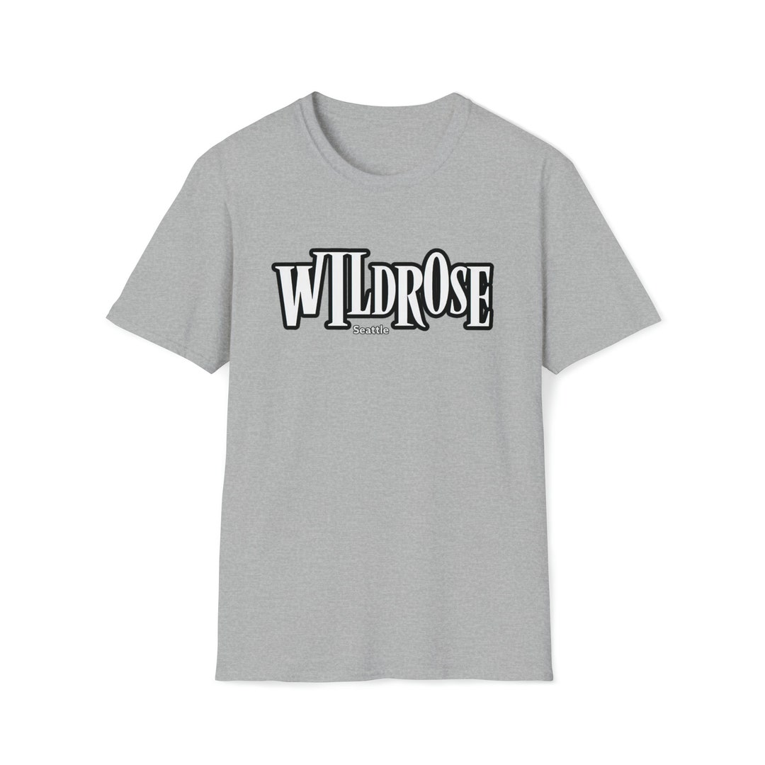 WILDROSE Seattle Lesbian Bar Unisex Softstyle T-shirt Dyke LGBTQ Pride ...