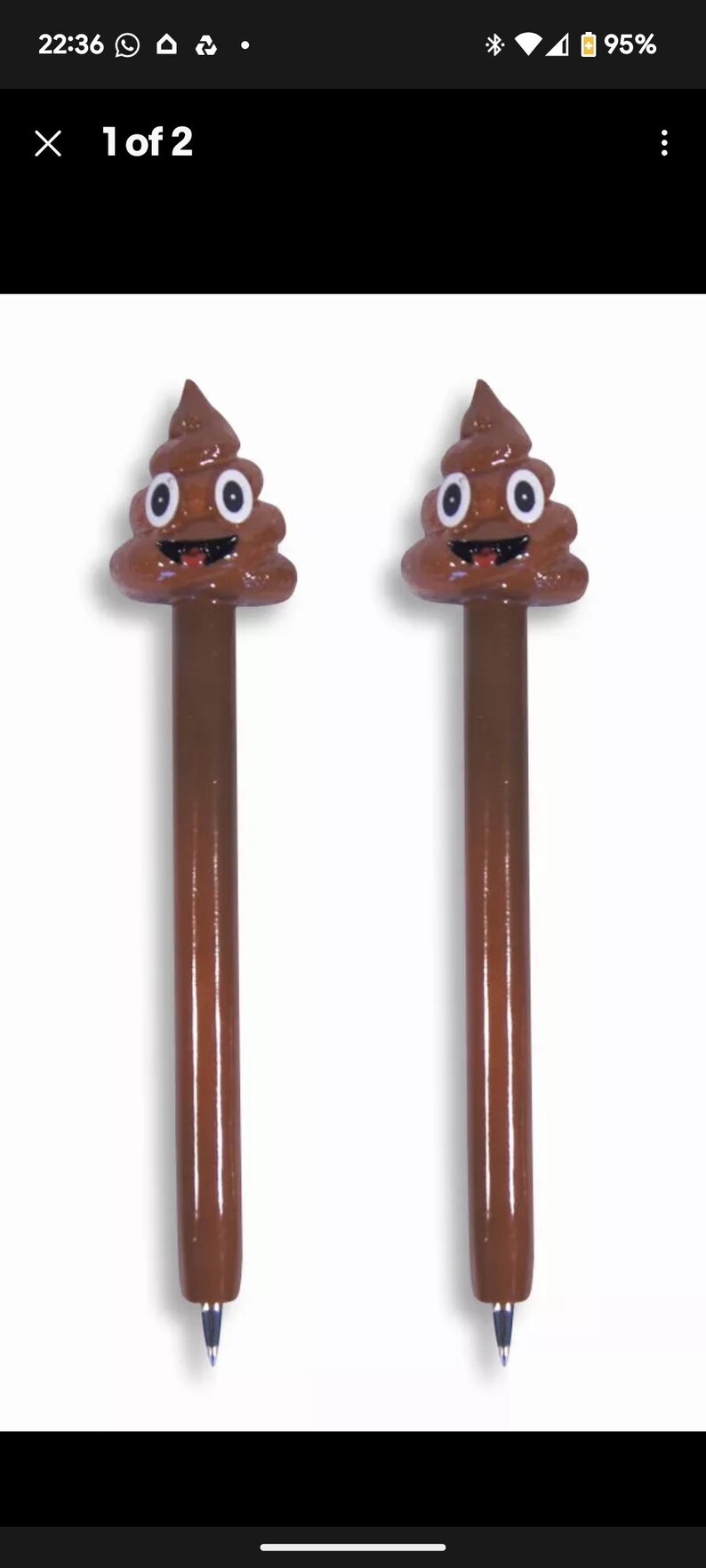 Poop Emoji Pen Smile, From the Poop Emoji Movie. Black Ink - Etsy Australia