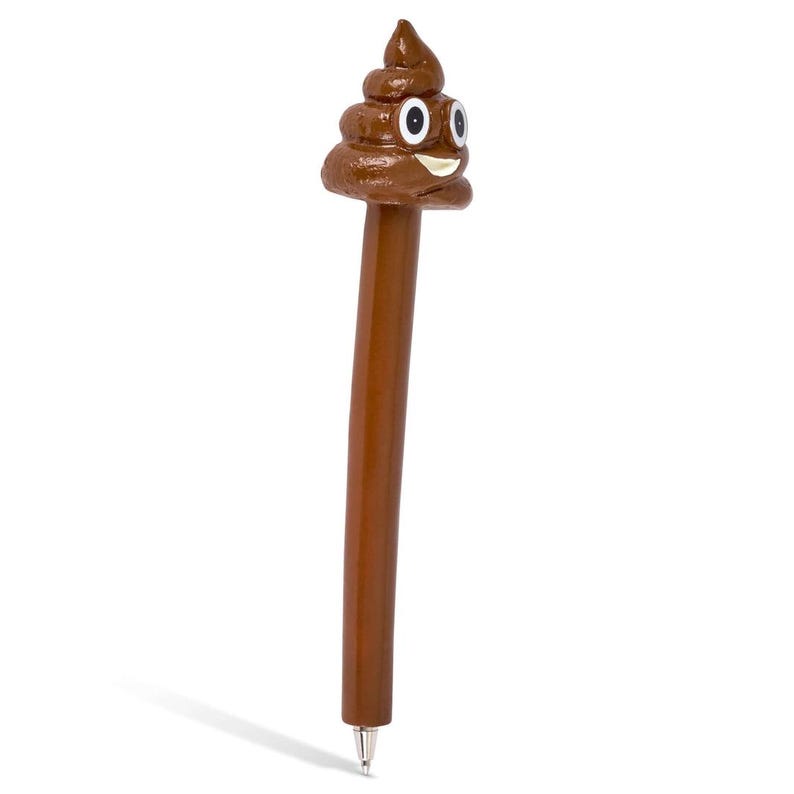 Poop Emoji Pen Smile, From the Poop Emoji Movie. Black Ink - Etsy Australia