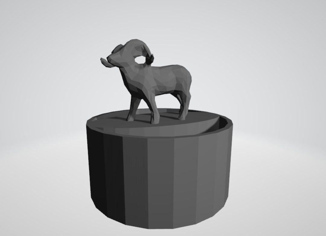 Bighorn Sheep STL File, 3D Printable Planter Pot Home Decor - Etsy