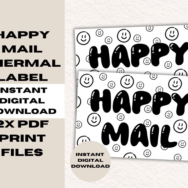 Happy Mail Stickers - Etsy