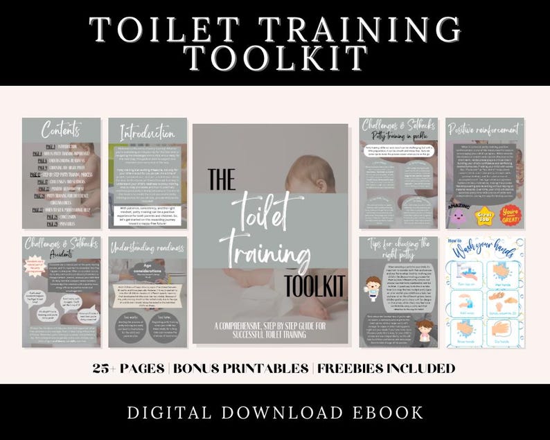 Potty Training Ebook: Toilet Training Toolkit Guide (digital Download ...