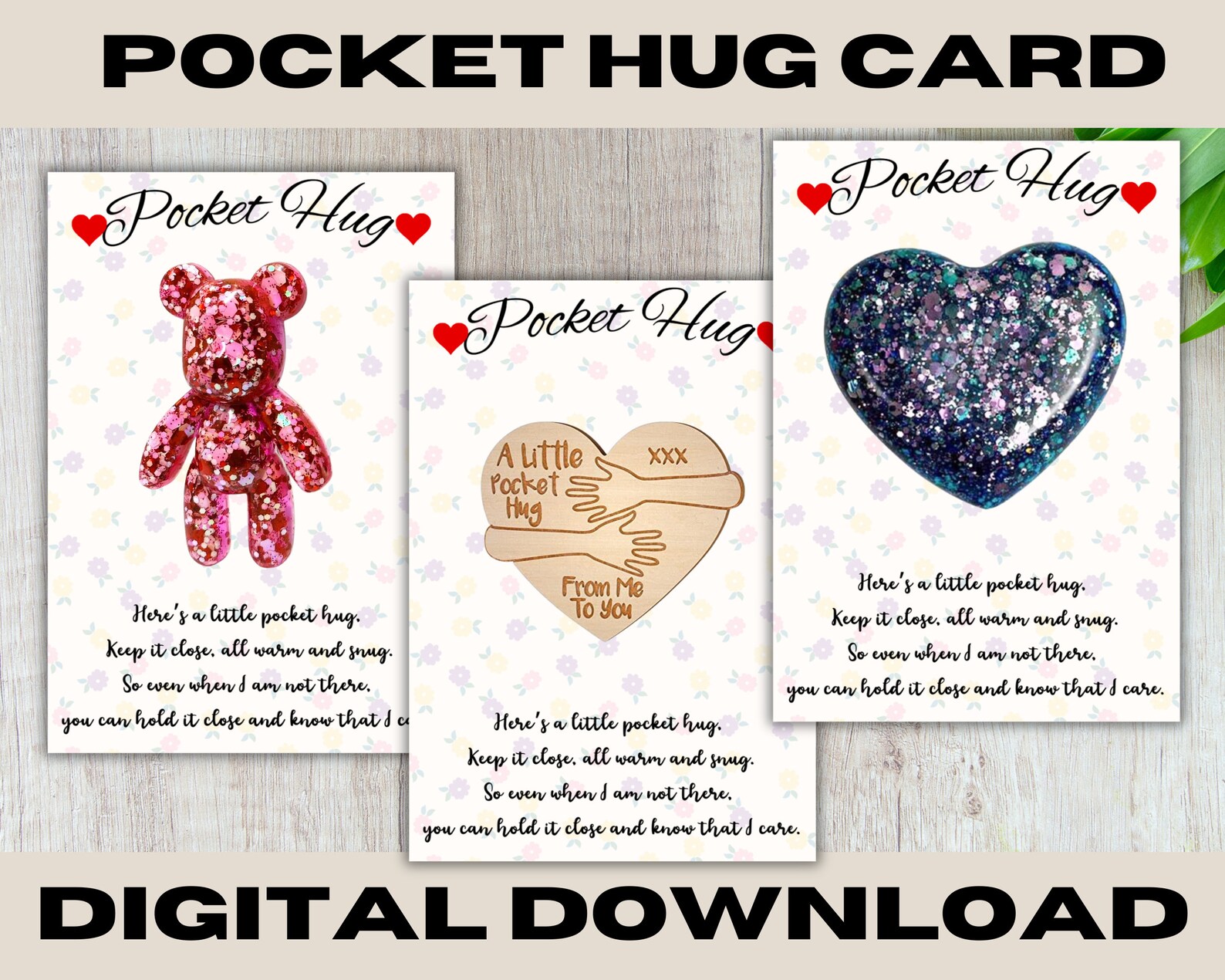 Backing Card Template PNG, Pocket Hug PNG, Digital Download PNG ...