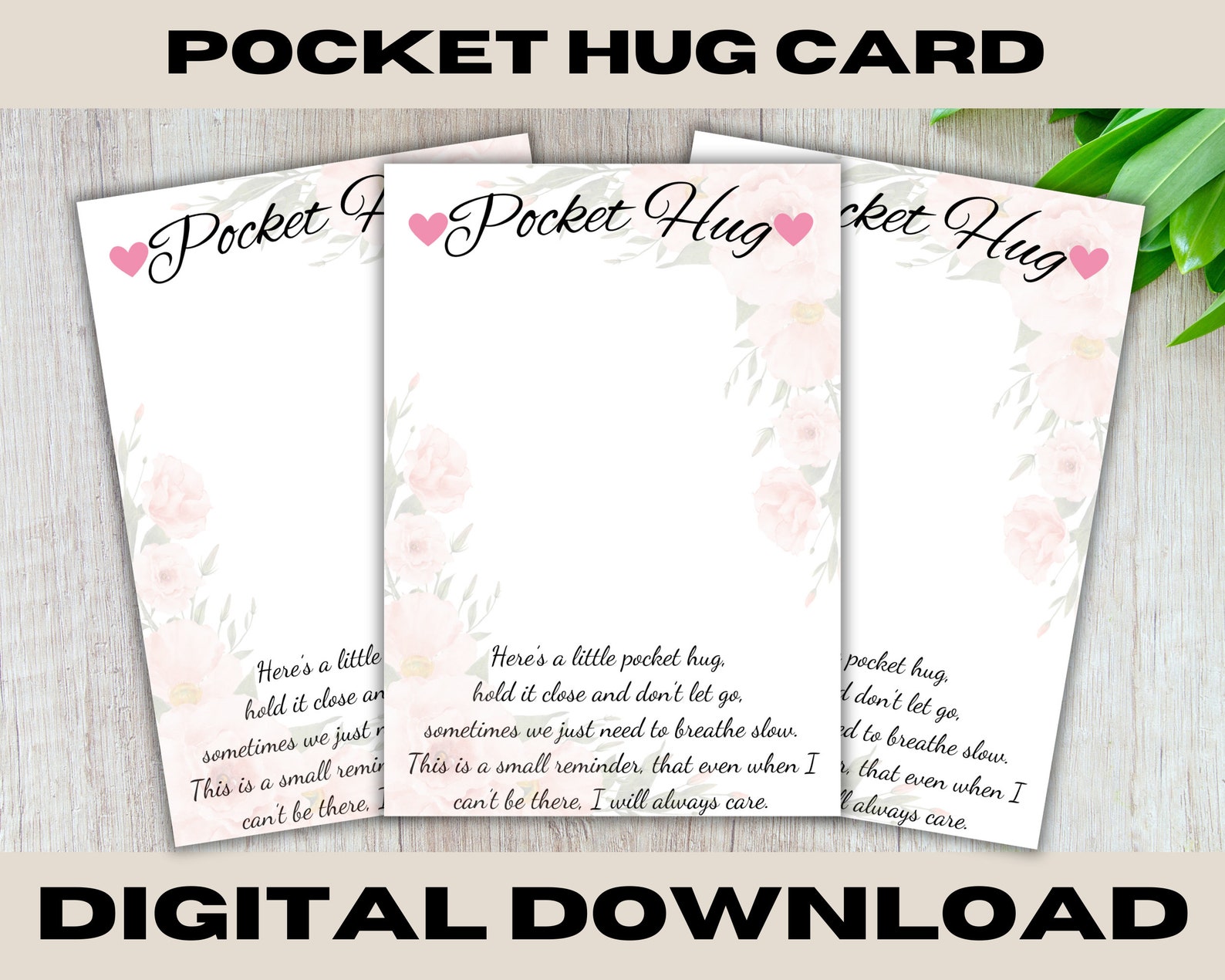 Backing Card Template PNG, Pocket Hug PNG, Digital Download PNG ...
