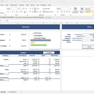 Excel Budgeting Spreadsheet: Customizable & Simple Personal Finance ...