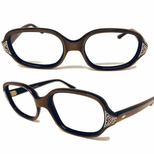 Rhinestone Eyeglass Frames - Etsy