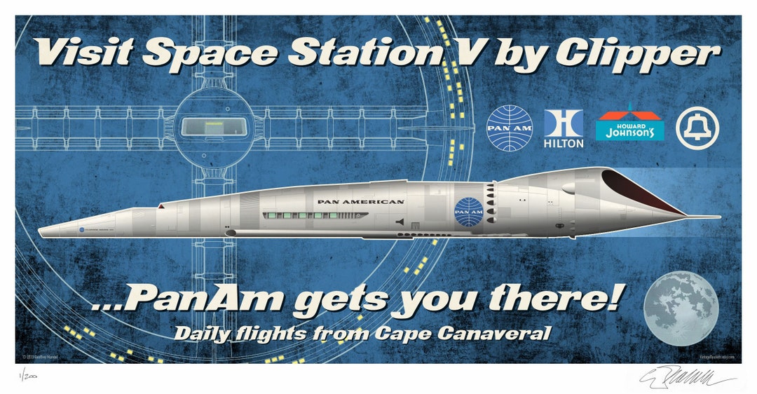 Vintage Orion Space Clipper 2001 A Space Odyssey Limited Edition Signed ...