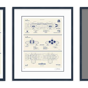 Space 1999 Original Eagle Blueprint - Etsy