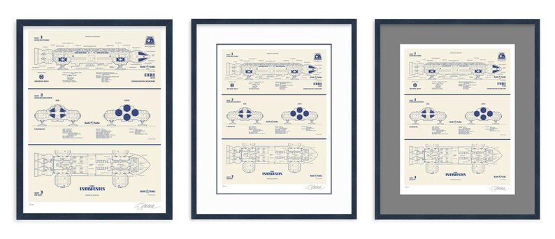 Space 1999 Original Eagle Blueprint - Etsy