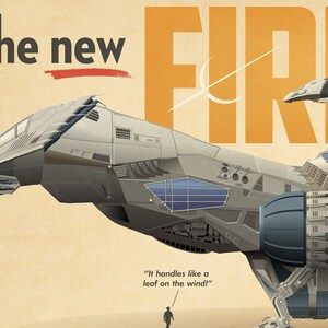 Vintage Serenity Firefly Magazine Ad Limited Edition Signed Numbered ...