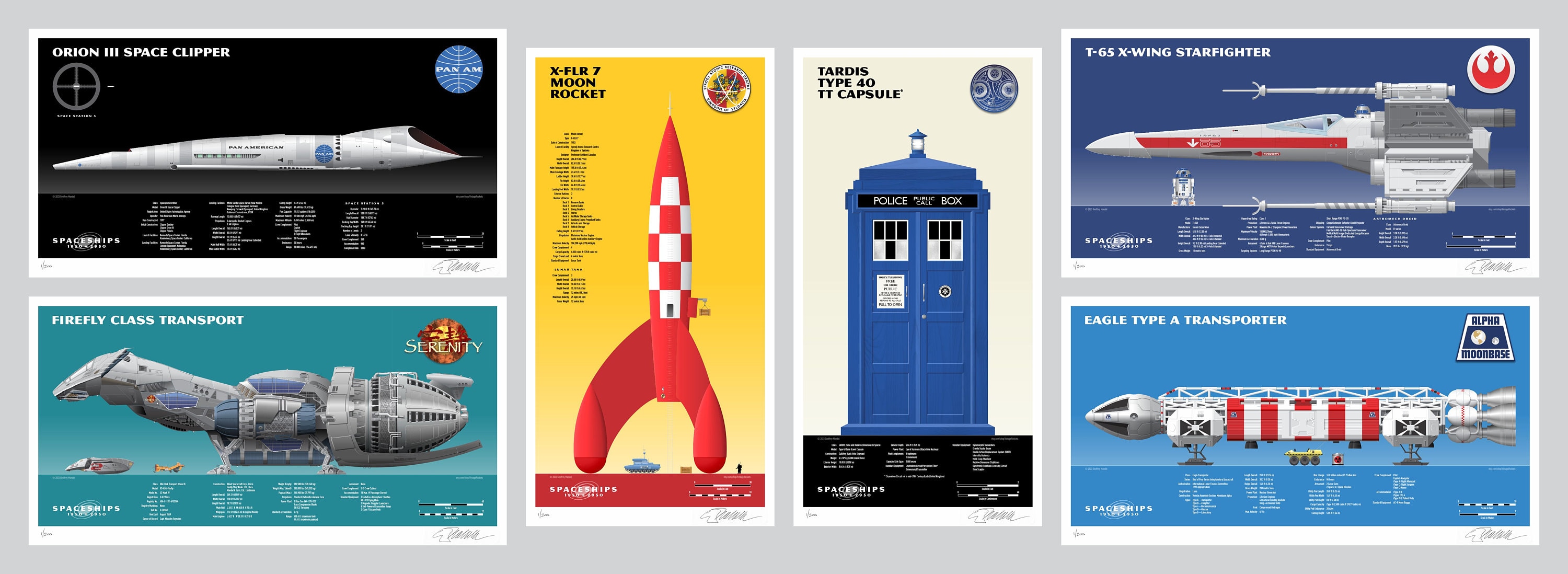 Firefly Serenity Transport Limited Edition Signed Numbered Spaceship ...