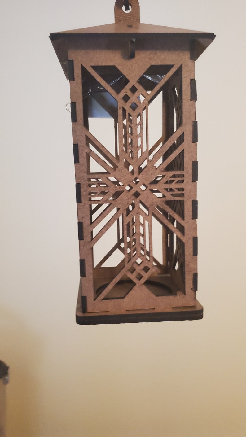 Franklin Lloyd Wright LED Lattern - Etsy
