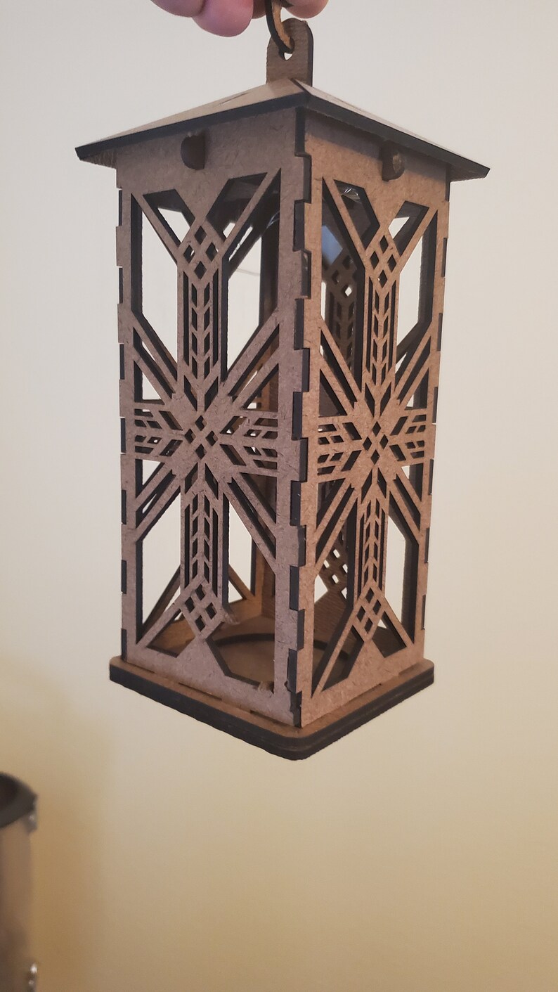 Franklin Lloyd Wright LED Lattern - Etsy