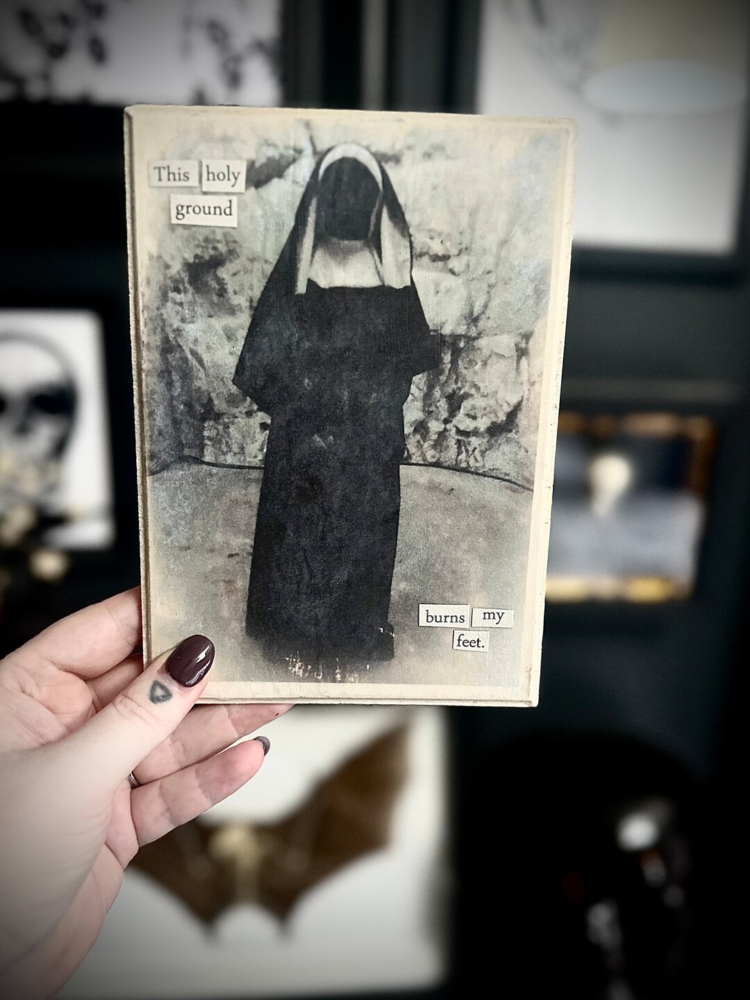 Gothic Macabre Creepy Obscure Dark Quoted Image Transfer - Etsy