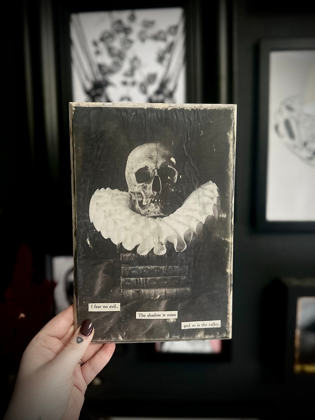 Gothic Macabre Creepy Obscure Dark Quoted Image Transfer - Etsy