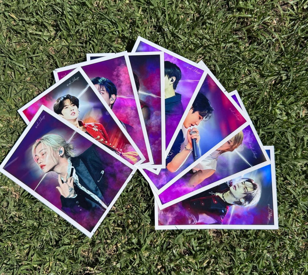 Stray Kids Smoke Ver Art Prints | Kpop Room Decor | Kpop Wall Art - Etsy