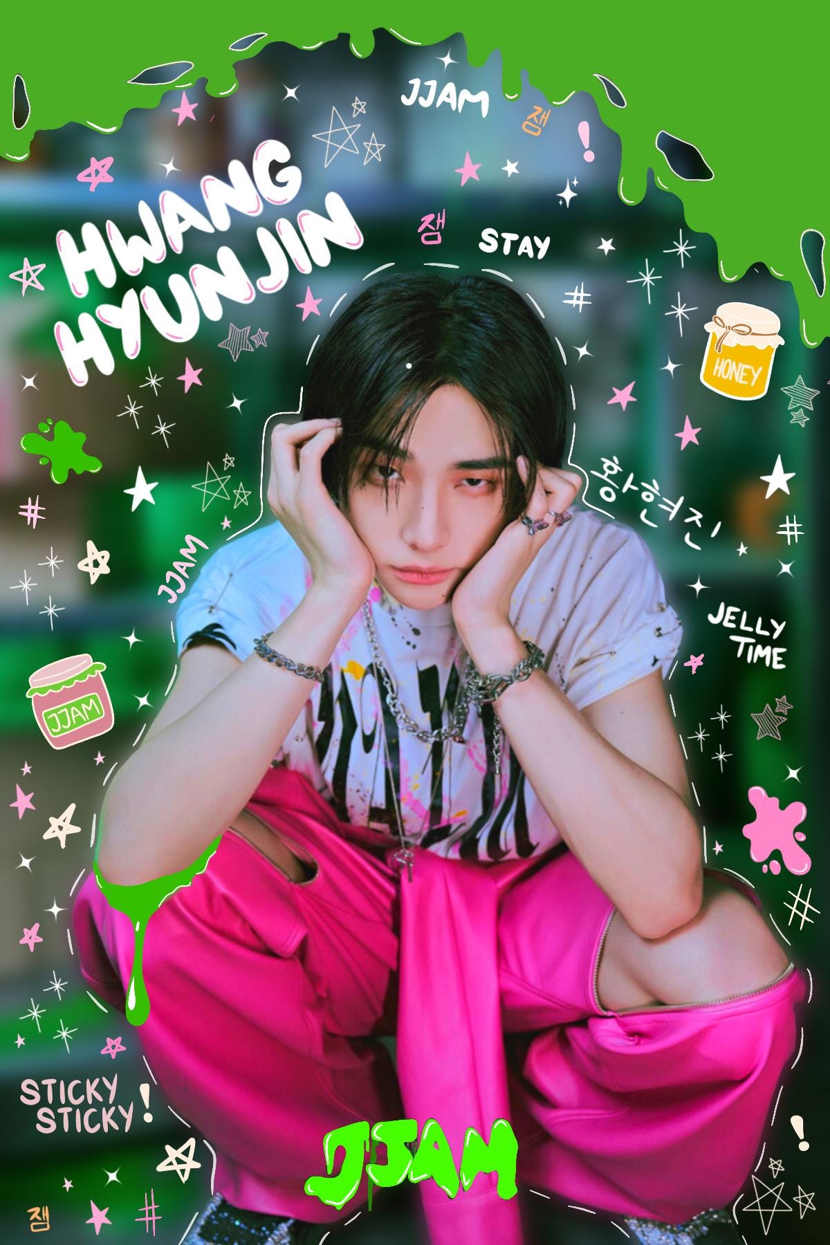 Stray Kids JJAM 잼 Ver Art Prints | Kpop Room Decor | Kpop Wall Art ...