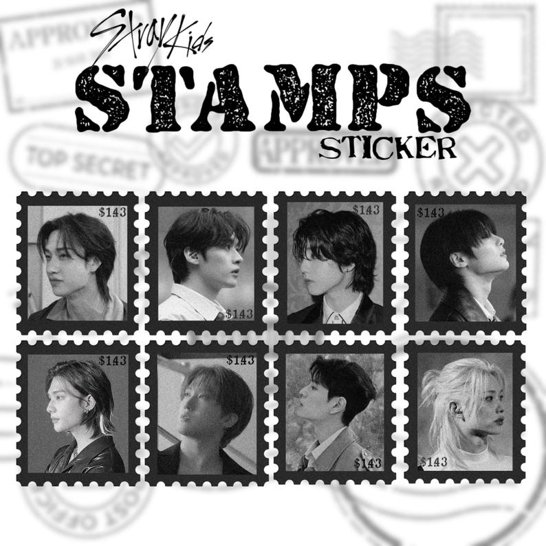 Stamp Stickers Stray Kids - Etsy