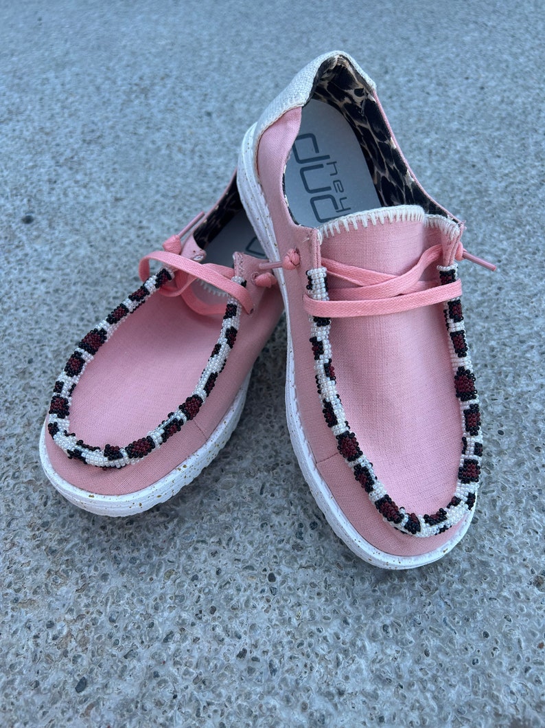 Beaded Hey Dudes, Cheetah - Etsy