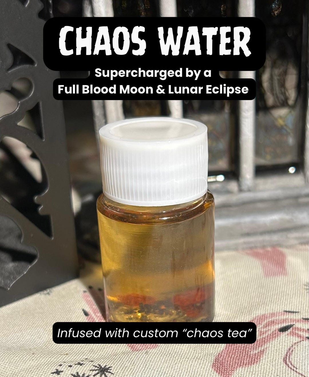 Chaos Water: Baneful Witchcraft, Lunar Eclipse Charged (15 Ml) - Etsy