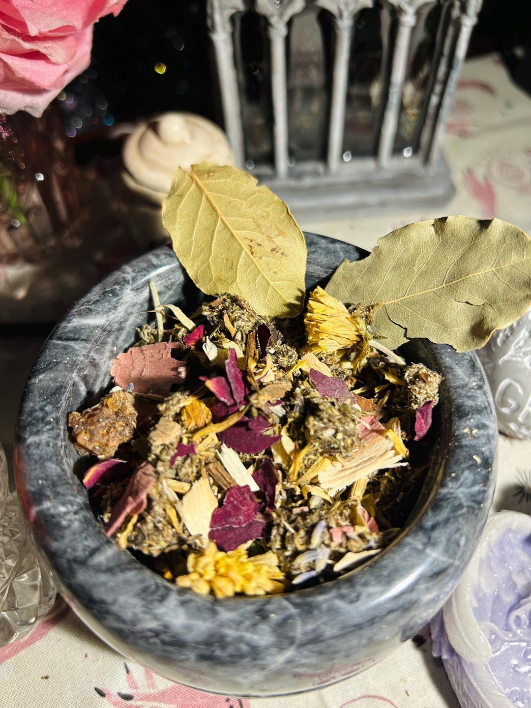 DEARLY LOVED & DEPARTED, Herbal Incense Blend Crafted for Death, Dying ...