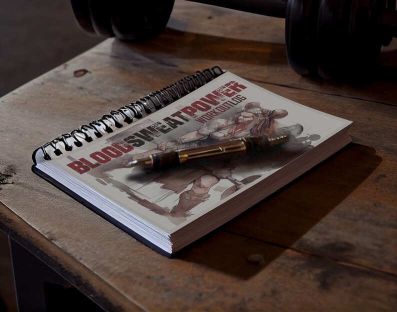 Printable Workout Logbook Cover Sheet VIKING 3 - Etsy