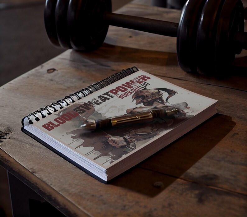 Printable Workout Logbook Cover Sheet VIKING 3 - Etsy