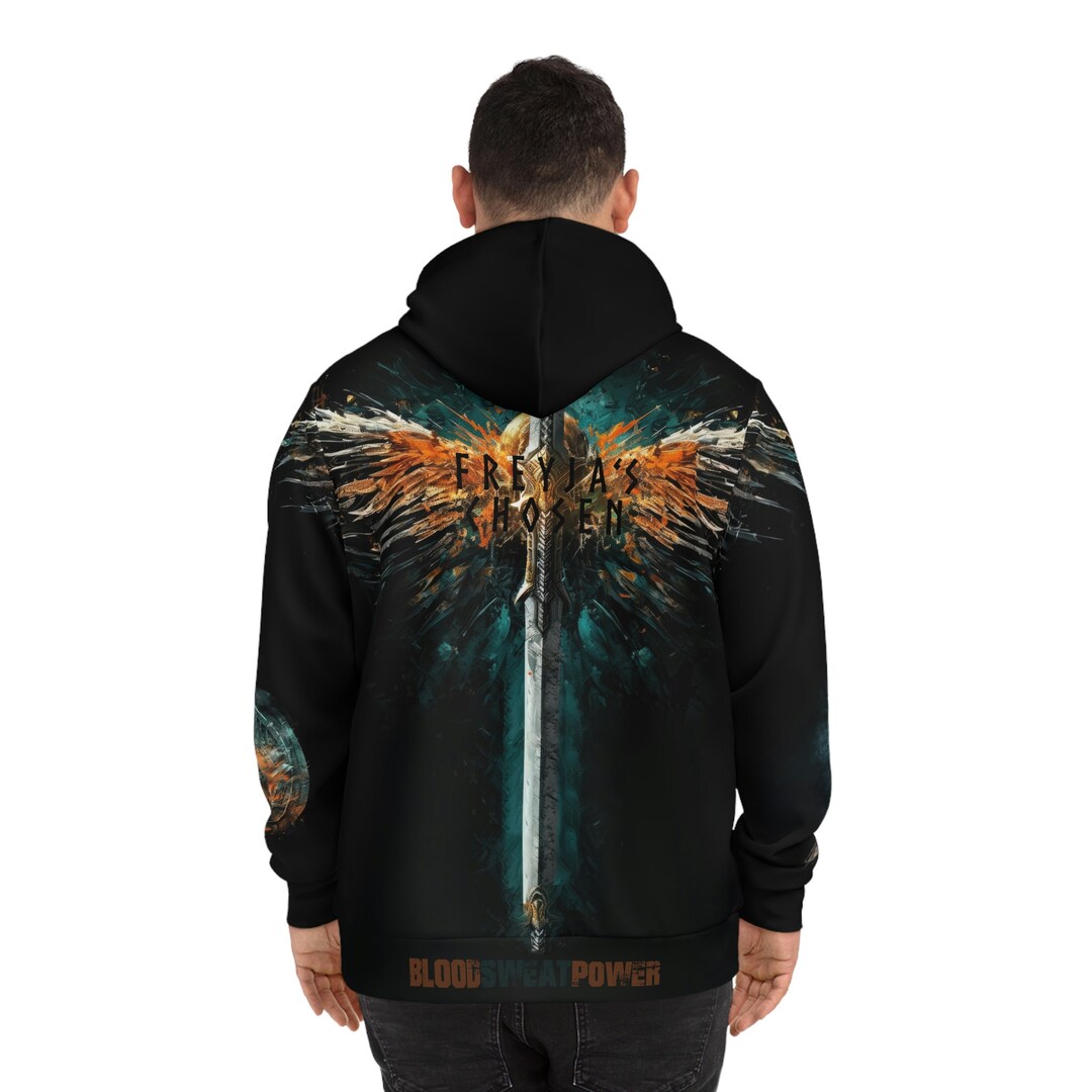 Viking Warrior Hoodie "freyja's Chosen", Norse Mythology, Ancient ...