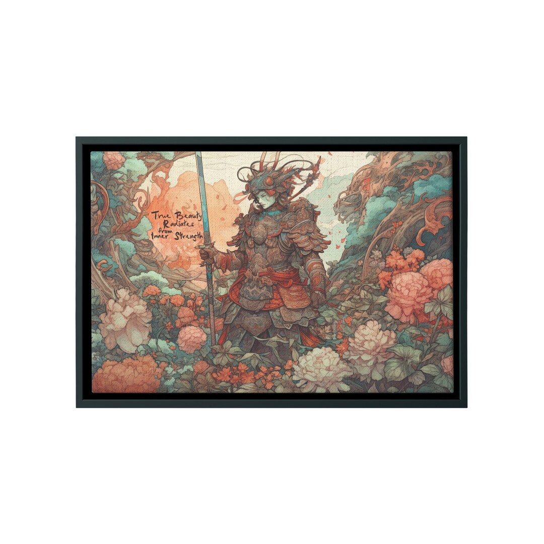 Samurai Onna-musha in Her Garden, True Beauty Radiates From Inner ...