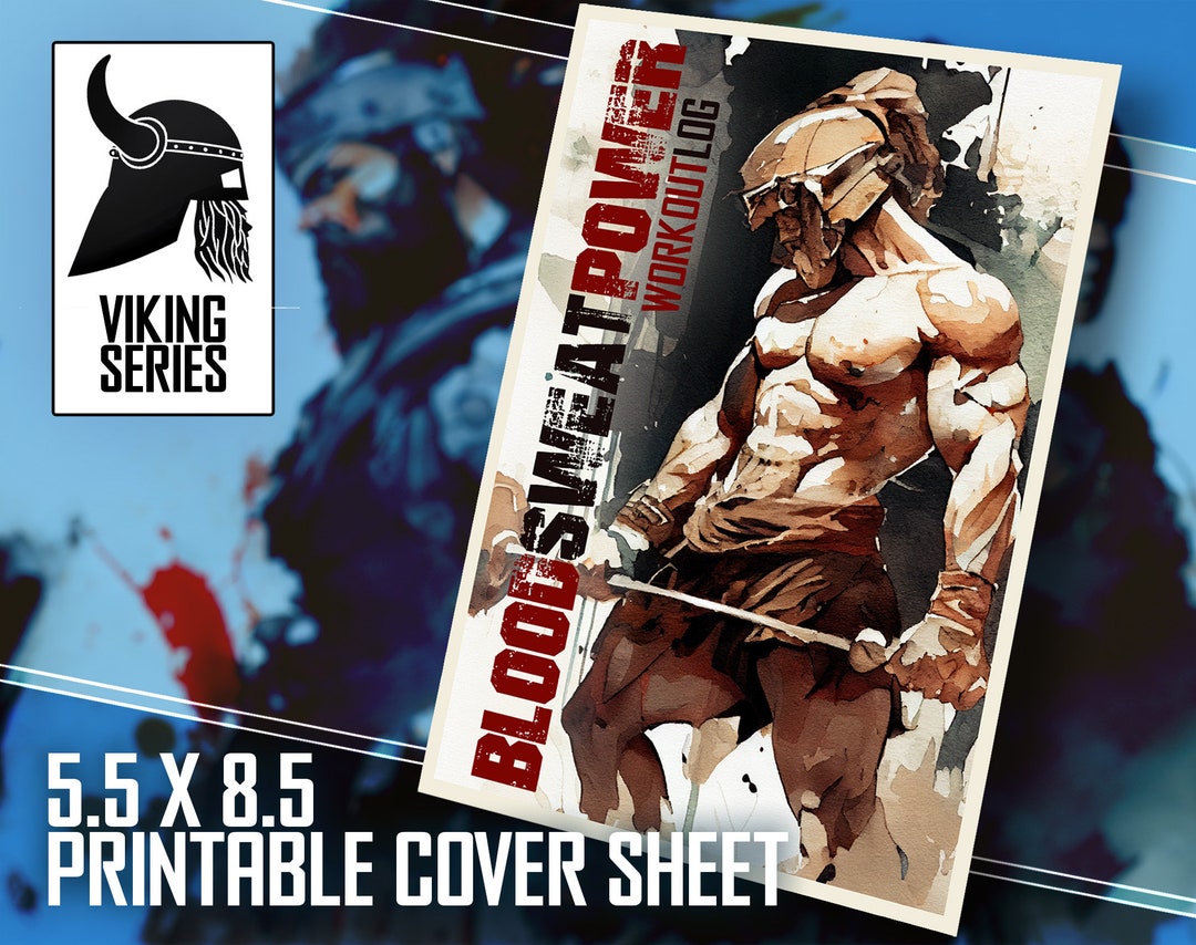 Printable Workout Logbook Cover Sheet VIKING 3 - Etsy