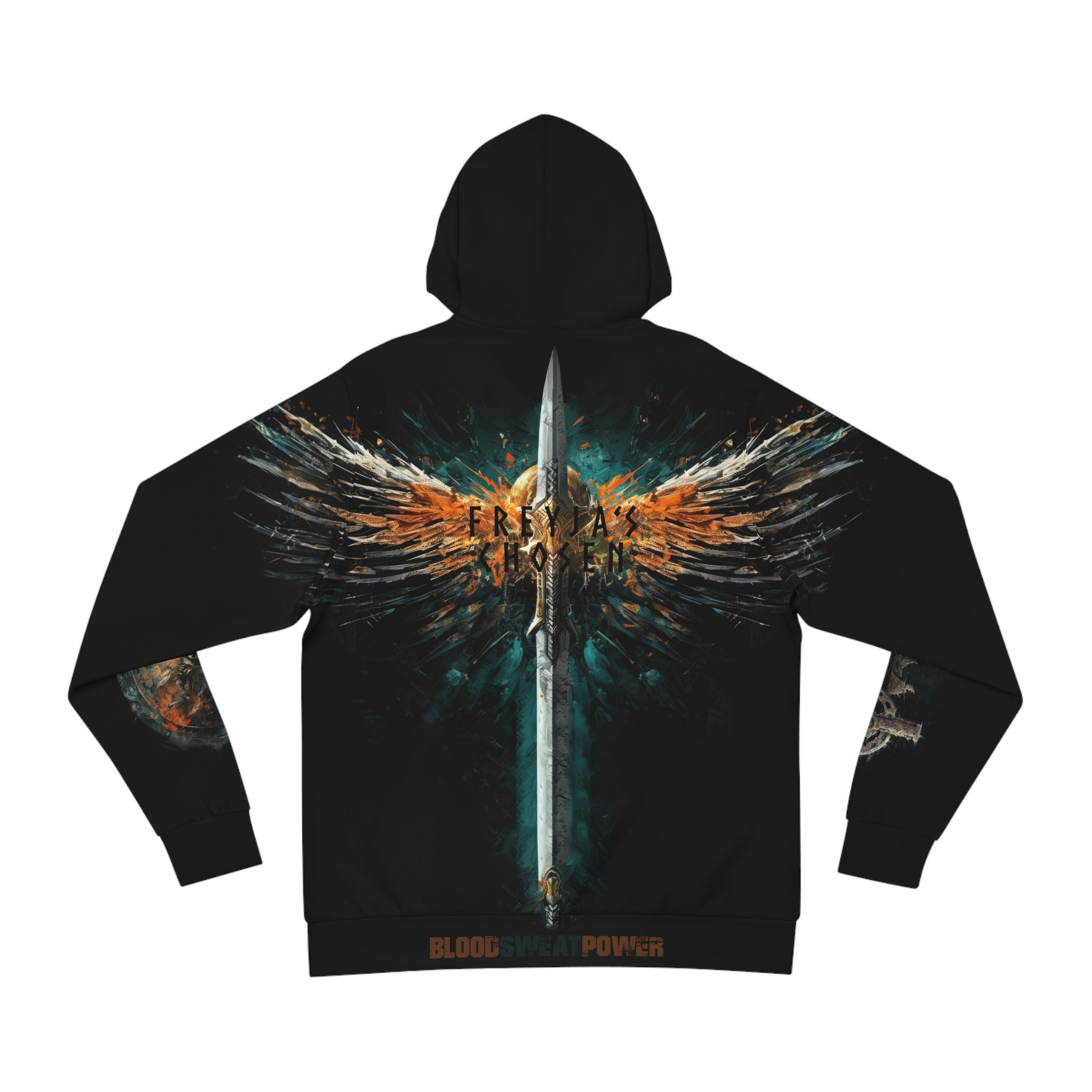 Viking Warrior Hoodie freyja's Chosen, Norse Mythology, Ancient Wisdom ...