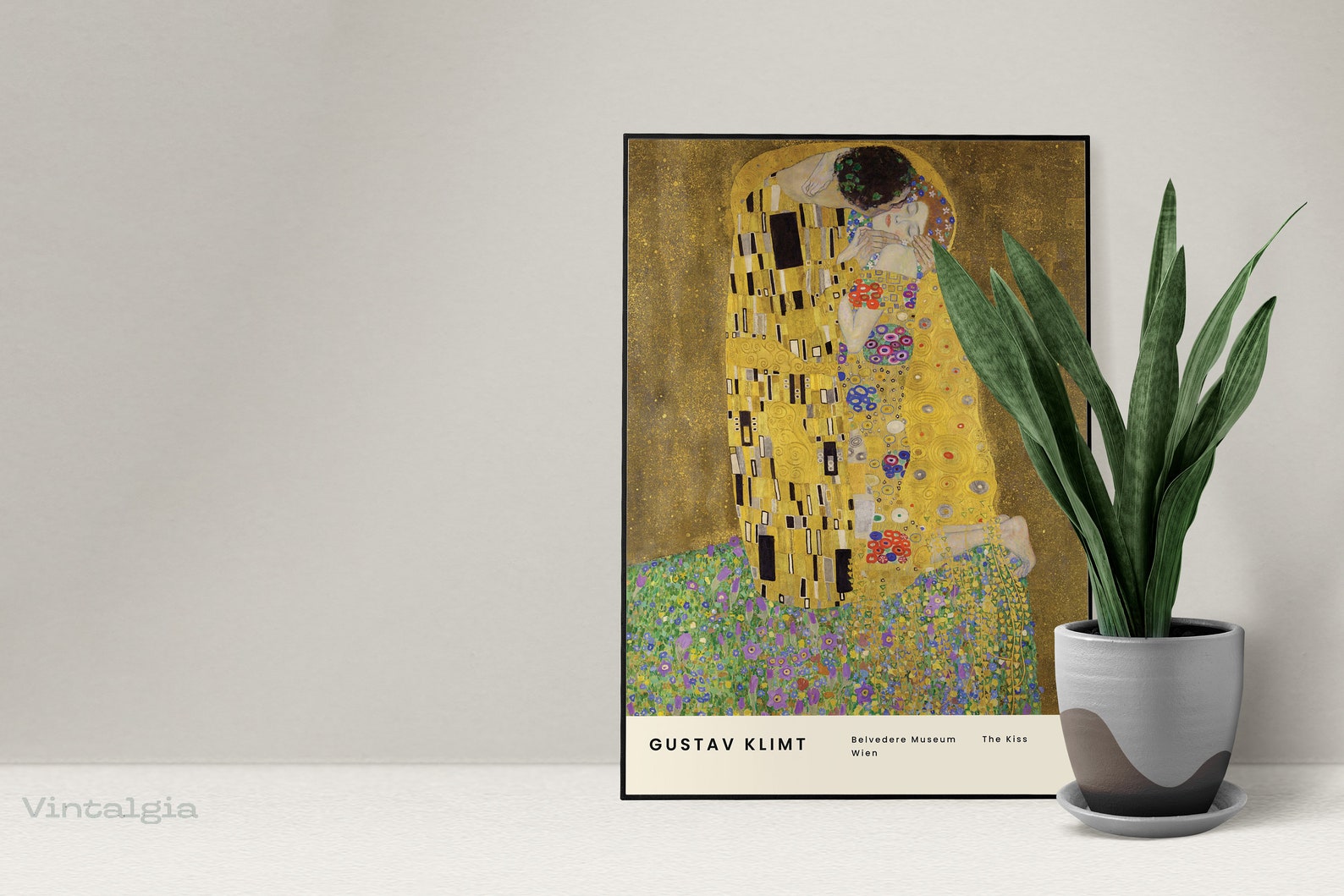 The Kiss 1907 Gustav Klimt Klimt Posters Canvas Wall - Etsy