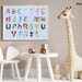 Whimsical Animal Alphabet Poster Nursery Decor Alphabet Poster Animal ...