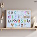 Whimsical Animal Alphabet Poster Nursery Decor Alphabet Poster Animal ...