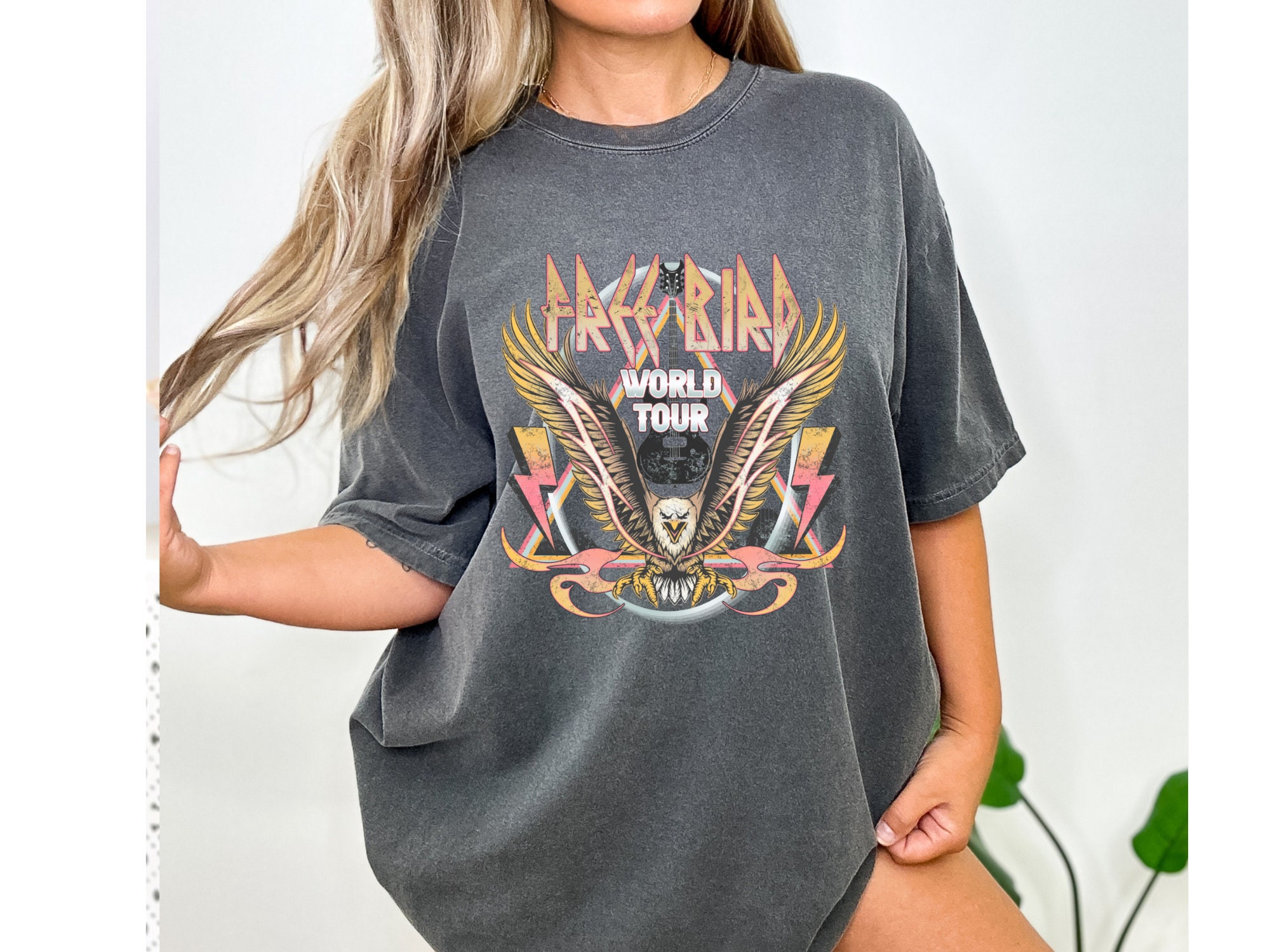 Free Bird Shirt, Freebird World Tour Shirt, Band Tees, Classic Rock T ...
