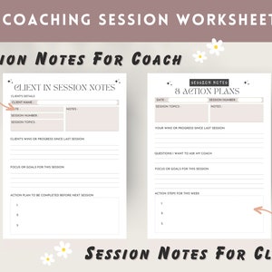 Life Coaching Worksheets | Coaching Session Worksheets | Coaching ...